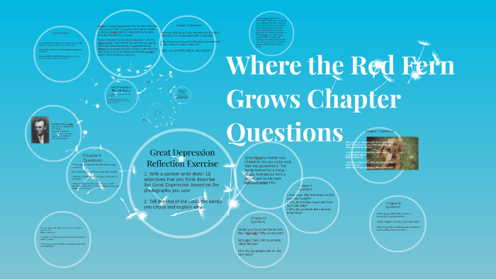 Where the Red Fern Grows Chapter Questions by Emily Culver on Prezi