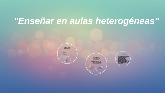 Enseñar en aulas heterogéneas by Ana Bardon on Prezi