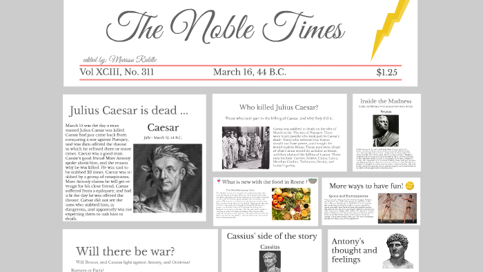 The Noble Times by Marissa Riddle on Prezi