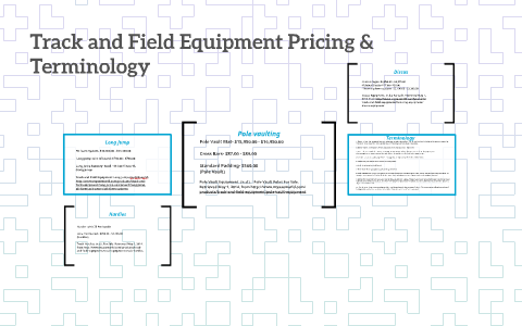 Track and Field Equipment Pricing by Julie Rutherford on Prezi