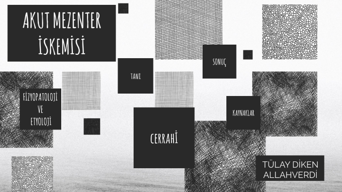 AKUT MEZENTER İSKEMİ by genel cerrahi sunum on Prezi