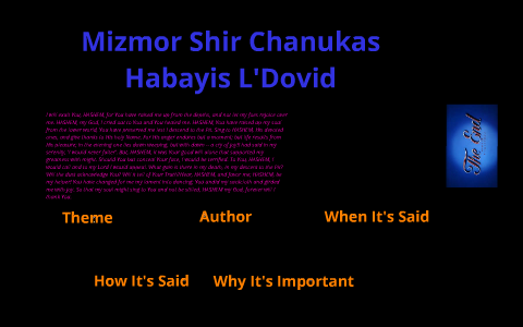 Mizmor Shir Chanukas HaBayis L'Dovid by Mirel Samuels on Prezi