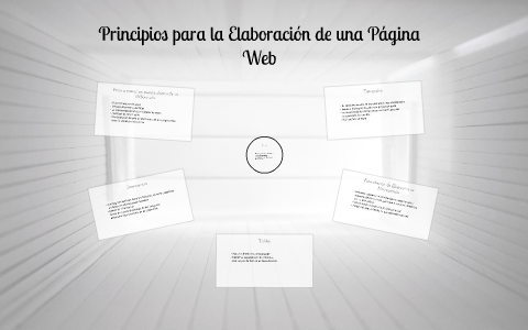 Principios para la Elaboración de una Página Web by alejandra perez corona