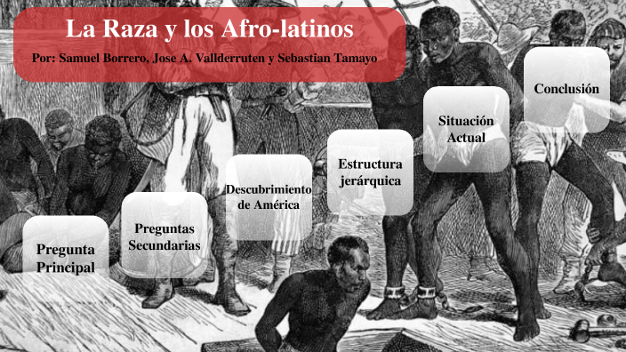 Afrolatinos y Colonización by Jose Alejandro Vallderuten Zamudio on Prezi