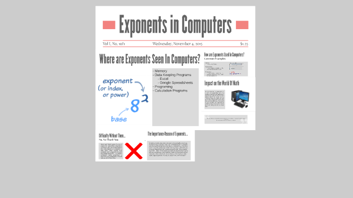 Exponents in Computers by Michael Smith on Prezi