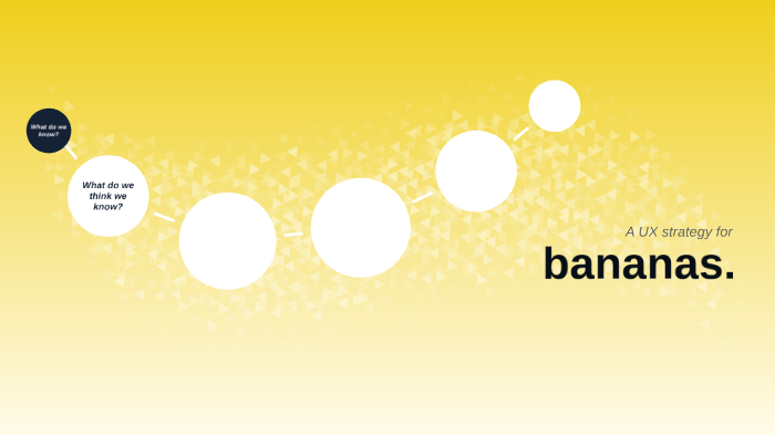 Bananas. UX Strategy by Gisela Opperman on Prezi