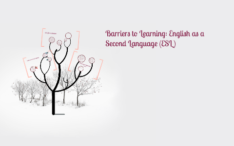 Barriers to Learning: English as a Second Language (ESL) by Xiomara ...