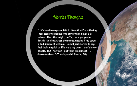 Tuesdays with Morrie by Joseph Lewicki on Prezi