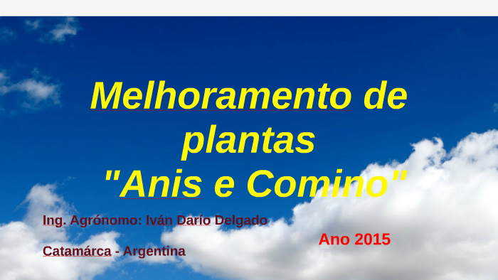cultivo de Anis- Comino by Iván Dario Delgado on Prezi