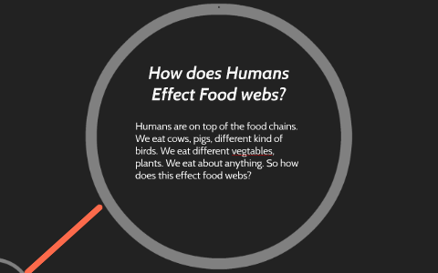 How does Humans Affect Food webs? by mackenzie perdew on Prezi