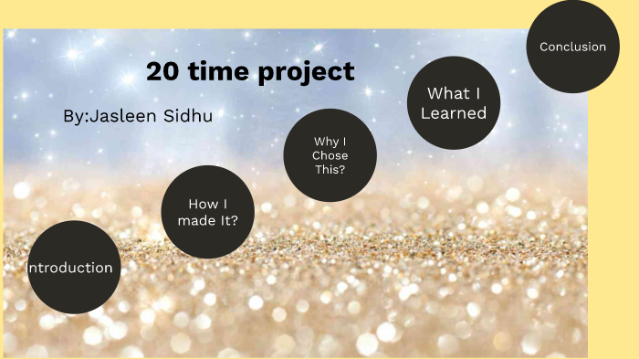 20 time project by Jasleen Sidhu on Prezi