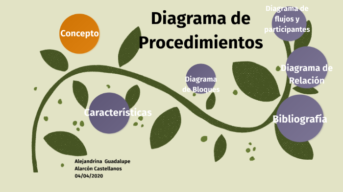DIAGRAMA DE PROCEDIMIENTOS by Alejandrina Alarcón