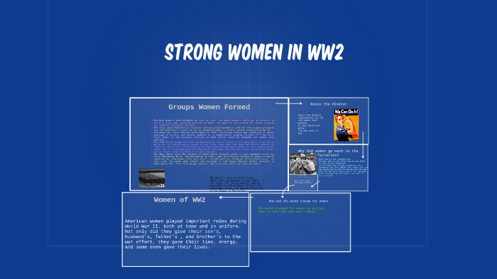 Strong Women In WW2 by Swift Creek on Prezi