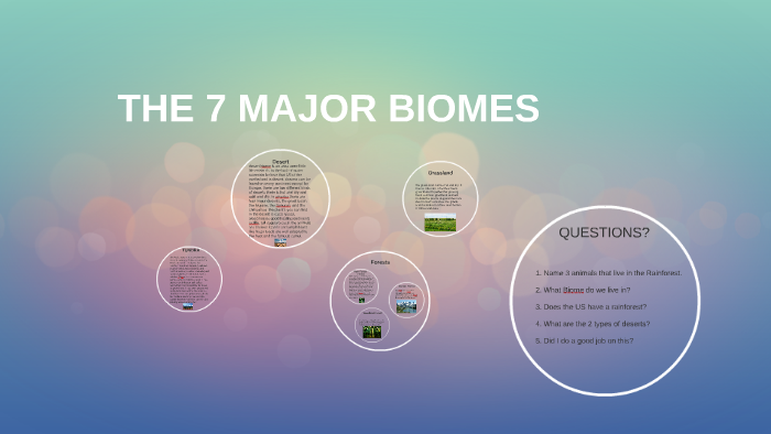 THE 7 MAJOR BIOMES by Sarah Neal on Prezi