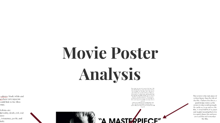 Movie Poster Analysis by gina Allen