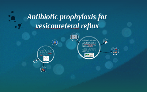 Antibiotics prophylaxis in vesicoureteral reflux by Pamela Celeste ...