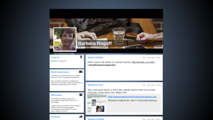 Theorist Barbara Rogoff by Olivia Booth on Prezi