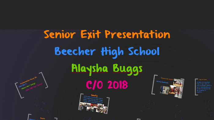 Senior Exit Presentation by Alaysha Buggs on Prezi