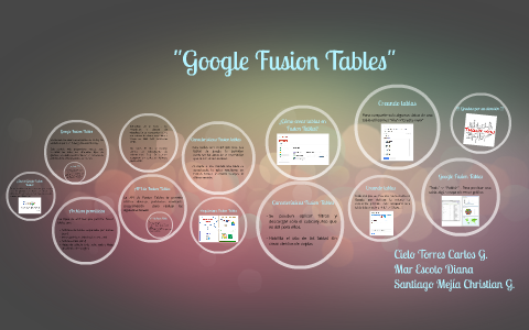 "Google Fusion Tables" by DIANA MAR on Prezi
