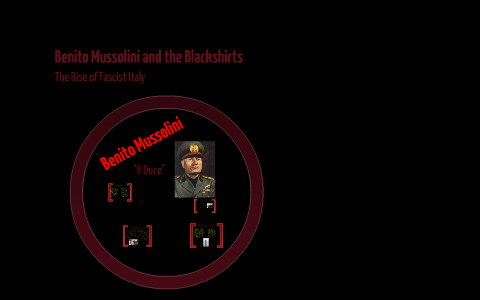 Benito Mussolini & the Blackshirts by Sam Hathcock on Prezi