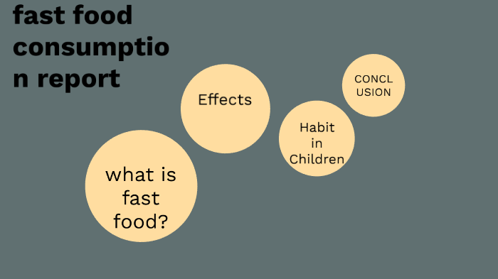 : Consumption of Fast food and their detrimental effects by Amandeep ...