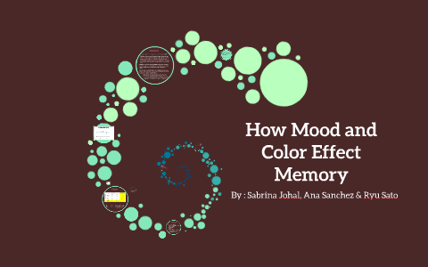 How Mood and Color Effect Memory by Sabrina Johal on Prezi