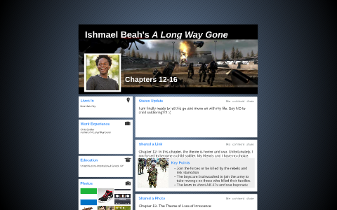 Ishmael Beah's A Long Way Gone by Alexis Botton on Prezi