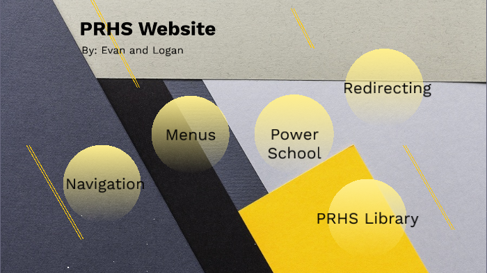 PRHS website by Logan Finkle on Prezi
