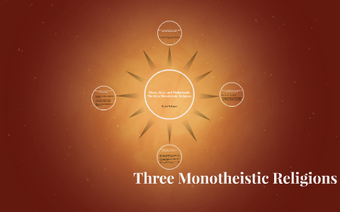 Moses, Jesus, and Muhammad; The three Monotheistic Religions by joel ...