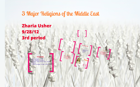 3 Major Religions in the Middle East by zharia usher on Prezi
