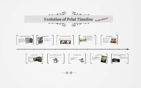 Evolution of Print Timeline by Ilana Boland on Prezi