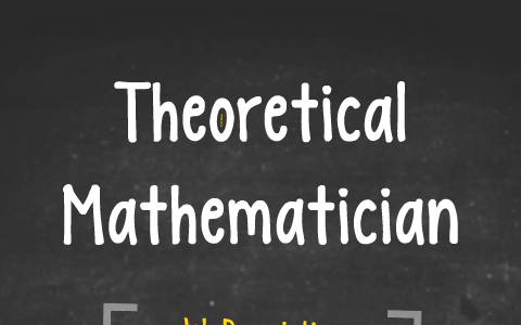 Theoretical Mathematition by Esther Gland
