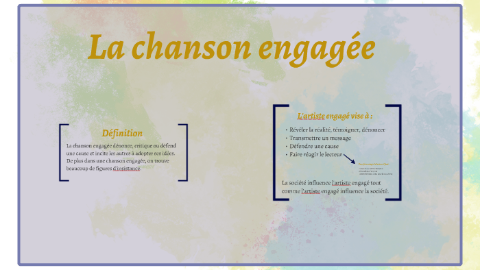 Oral Brevet 2018- Chanson engagée by Lisa Zozaya on Prezi