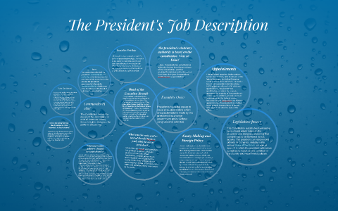 president job description by Leslie Garcia