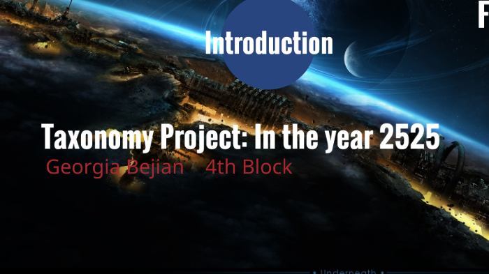 Alien Taxonomy Project by Georgia Bejian by Georgia Bejian on Prezi