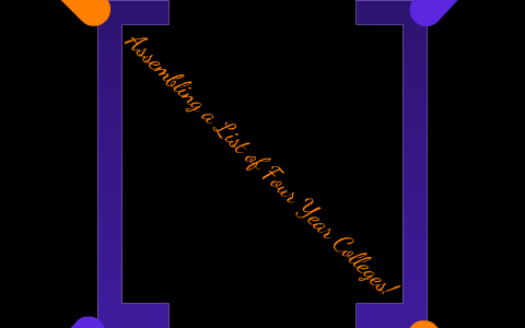 Assembling a List of Four Year Colleges by Brandon Caulder on Prezi