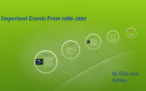 Important Events From 1986-1990 by Tara Tigers on Prezi