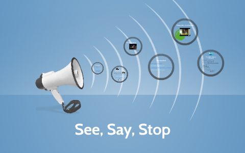 See, Say, Stop by Erin Conner on Prezi