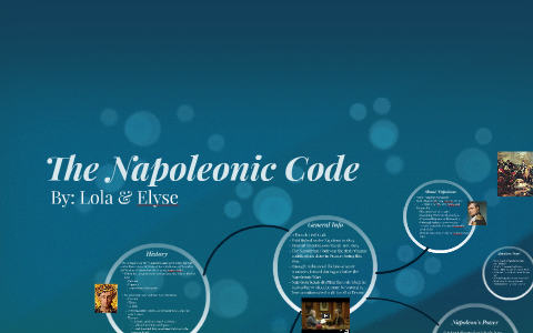 The Napoleonic Code by Atilola Edward-Ajayi on Prezi