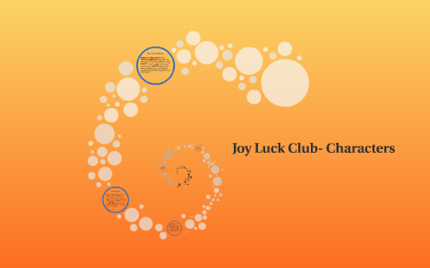 Joy Luck Club - Characters by Lauren Hoots (^.^)/ on Prezi
