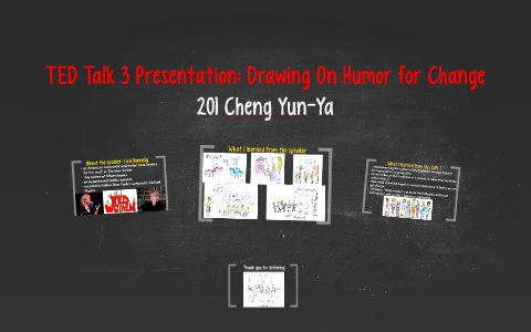 TED Talk 3 Presentation: Drawing On Humor for Change by Yun-Ya Cheng on ...