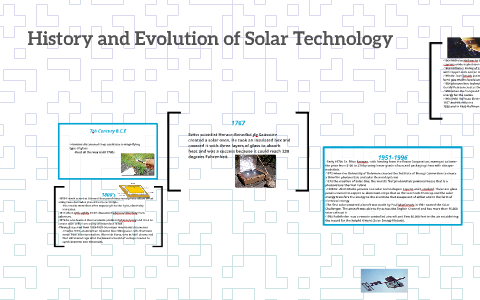 History and Evolution of Solar Technology by Ethan Kelby on Prezi