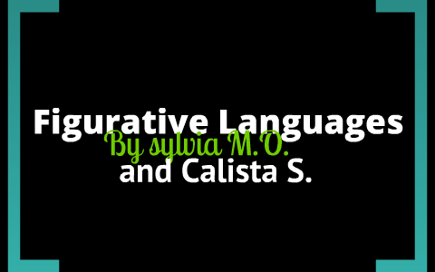 figurative language song lyrics project by calista susa on Prezi