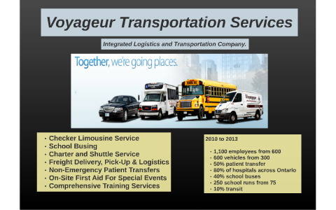 Voyageur is an integrated logistics and transportation compa by jack ...