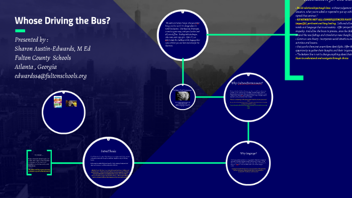 Whose Driving the Bus? by sharon austin edwards