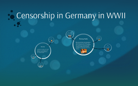 Censorship in Germany during WWII by Rex Brown on Prezi