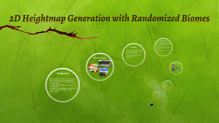 2D Heightmap Generation with Randomized Biomes by Robbie Merillat on Prezi