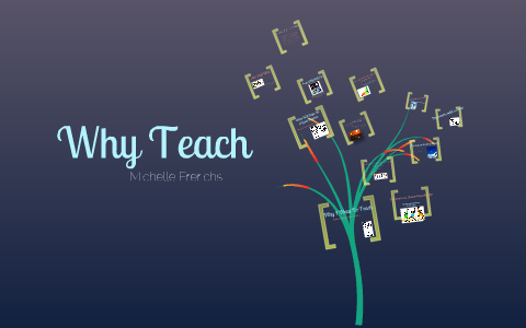 Why I want to teach. Why I will make a good teacher. by Michelle ...