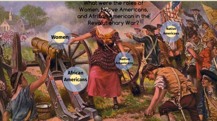 What roles did women, Native Americans, and African Americans play in ...