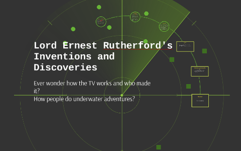 Lord Ernest Rutherford's Inventions and Discoveries by Aimee Hippolite ...